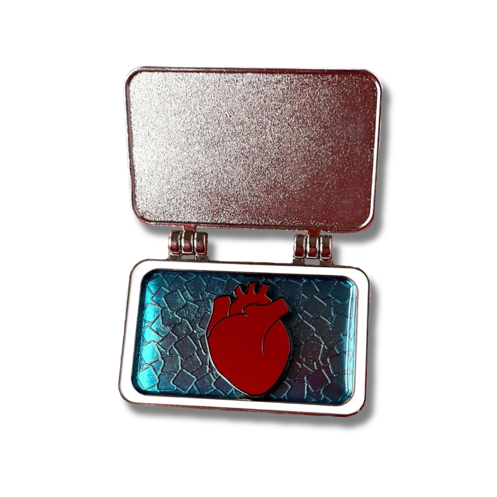 Organs on Ice Pin - Heart Transplant (Human Organ for Transplant Pin ...