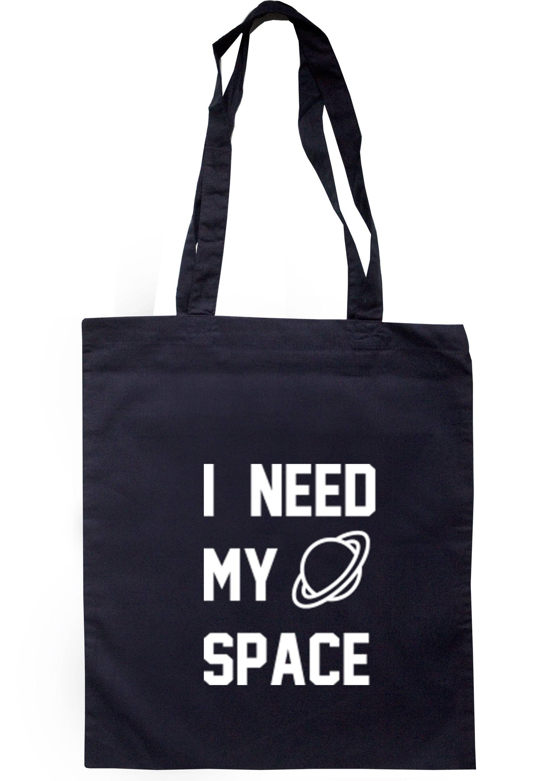 I Need My Space Tote Bag TB0337: Navy - International Museum of ...